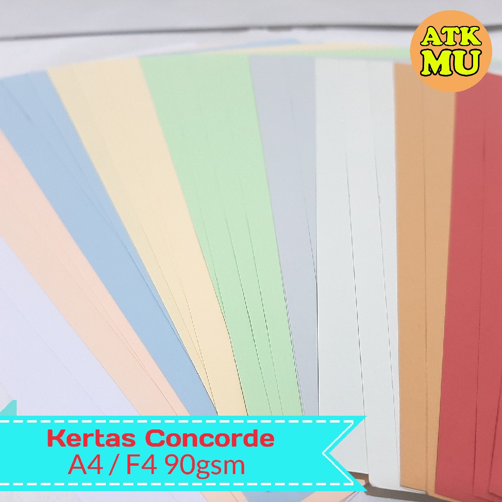 Jual Kertas Concorde Paper Laid A4 90gsm @5sheets | Shopee Indonesia