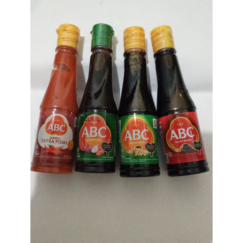 Jual Kecap dan Saus ABC Aneka Varian Rasa Kemasan Botol (133ml dan ...