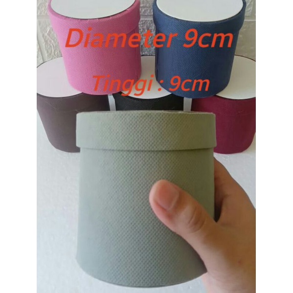 Jual bloom box diameter 9cm| roundbox 9cm roundbox ukuran kecil ...