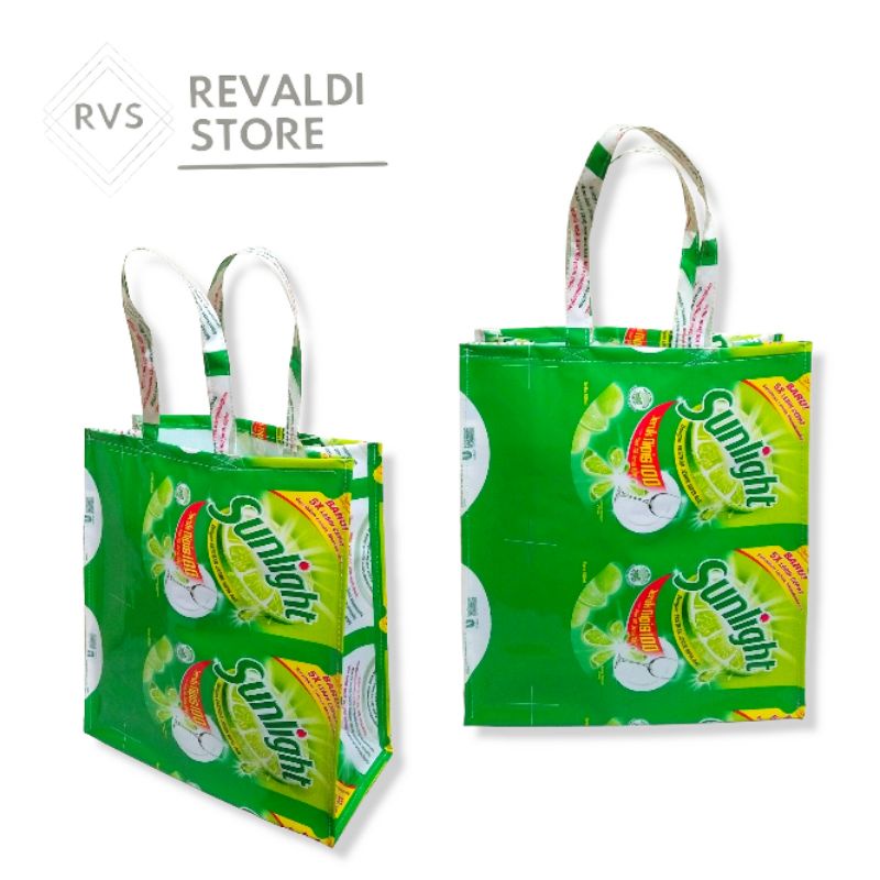Jual UKURAN BESAR tas daur ulang dari Rinso / Sunlight / molto tas ...