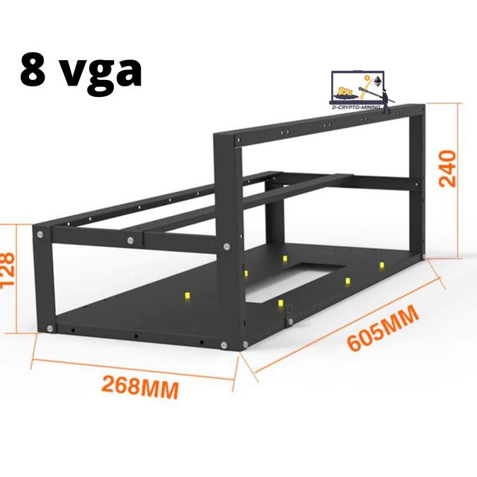 Jual Rak Mining Rig - 6 / 8 Gpu Case Computer | Shopee Indonesia
