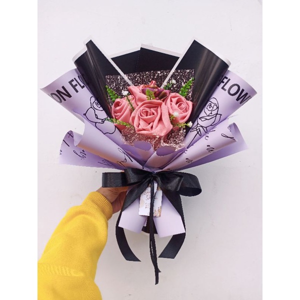 Jual buket bunga jilbab cantik full request | Shopee Indonesia