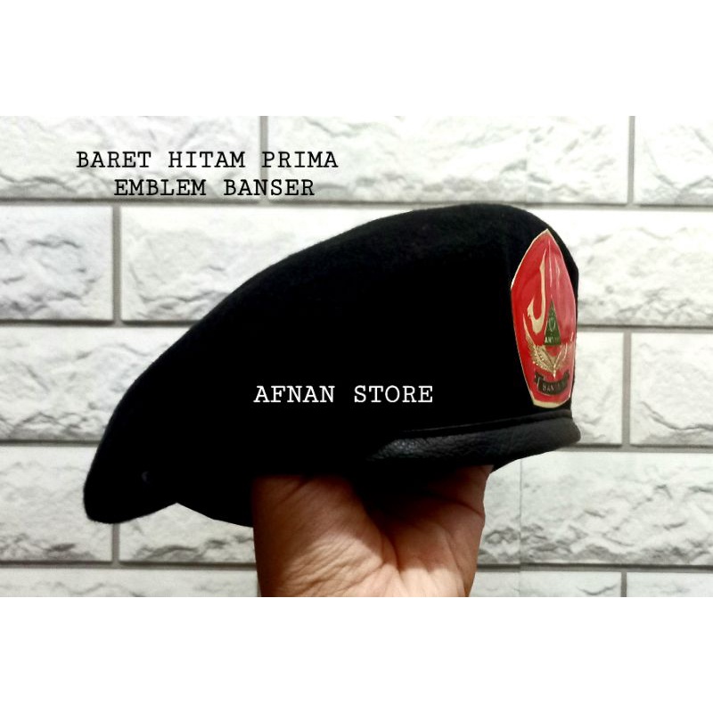 Jual Baret Prima + emblem Banser / Bagana / Balantas / Provost | Shopee ...
