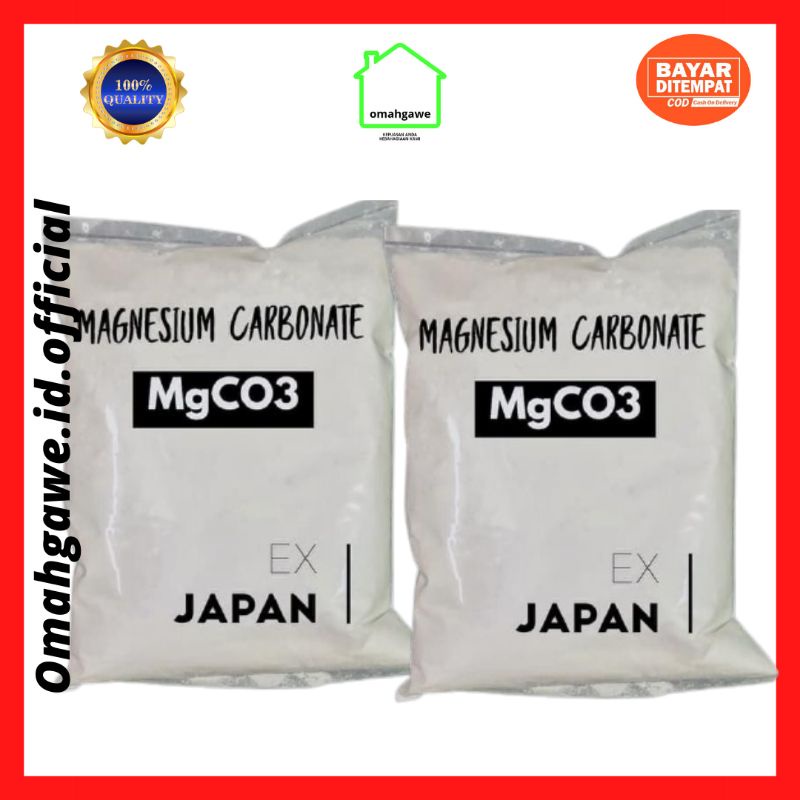 Jual MgCO3 Magnesium Carbonate 1KG - (non-foodgrade) Bubuk Bedak Gym / Panjat Tebing - 1Kg ...