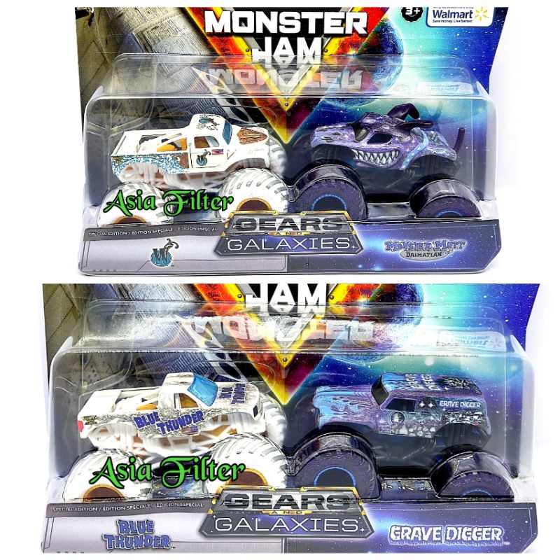 Jual Mobil MONSTER JAM GEAR GALAXIES Spin Master - Blue Thunder Monster ...