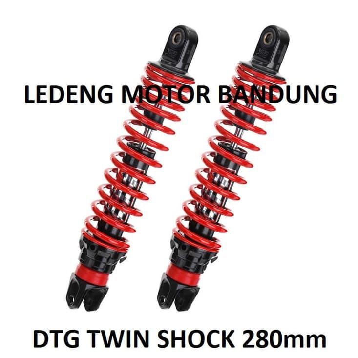 Jual YSS DTG 280mm Twin Shockbreaker Yamaha Bebek Shock Gas Hybrid 280 ...