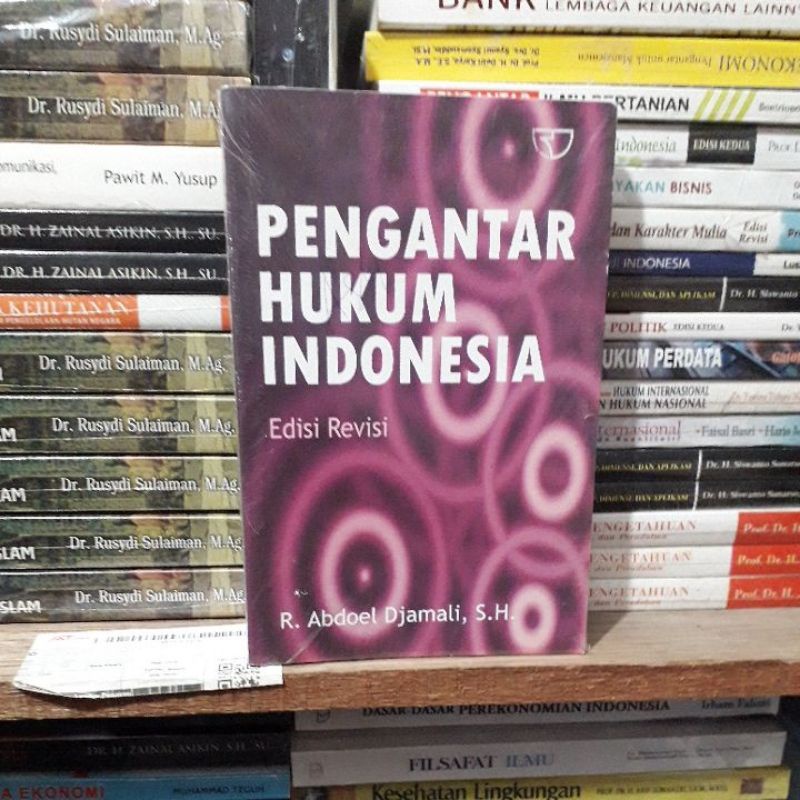 Jual Pengantar hukum Indonesia edisi revisi R Abdoel Djamali.SH | Shopee Indonesia