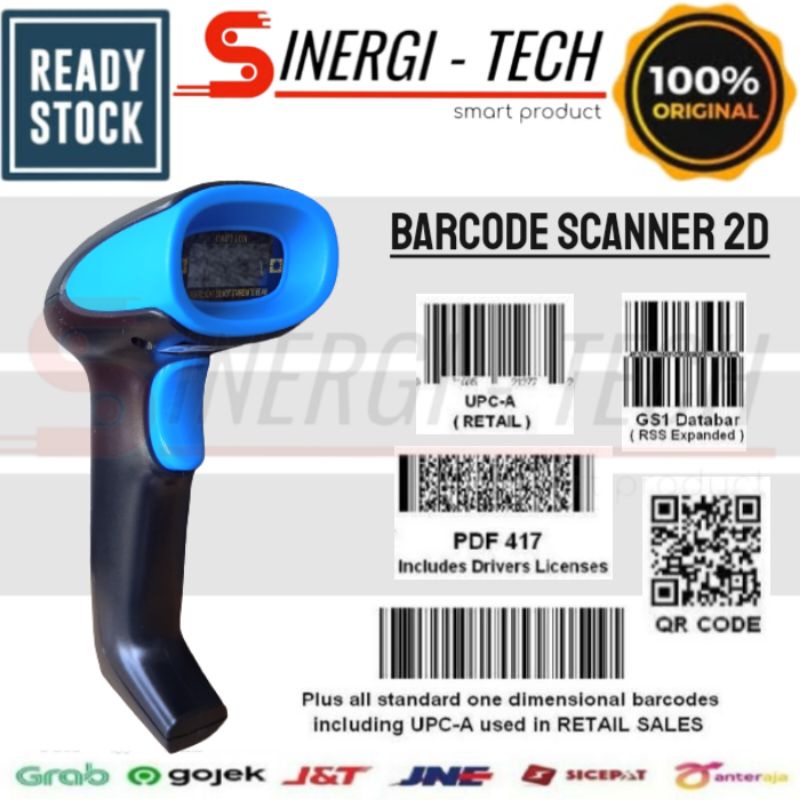 Jual BARCODE SCANNER 2D IWARE TS-20 HANDLED GUN (USB) QRCODE PDF417 ...