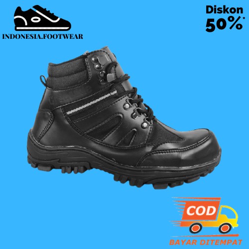Jual Sepatu Boots Crocodile ARMOR sepatu Safety Boot Ujung Besi Kerja ...