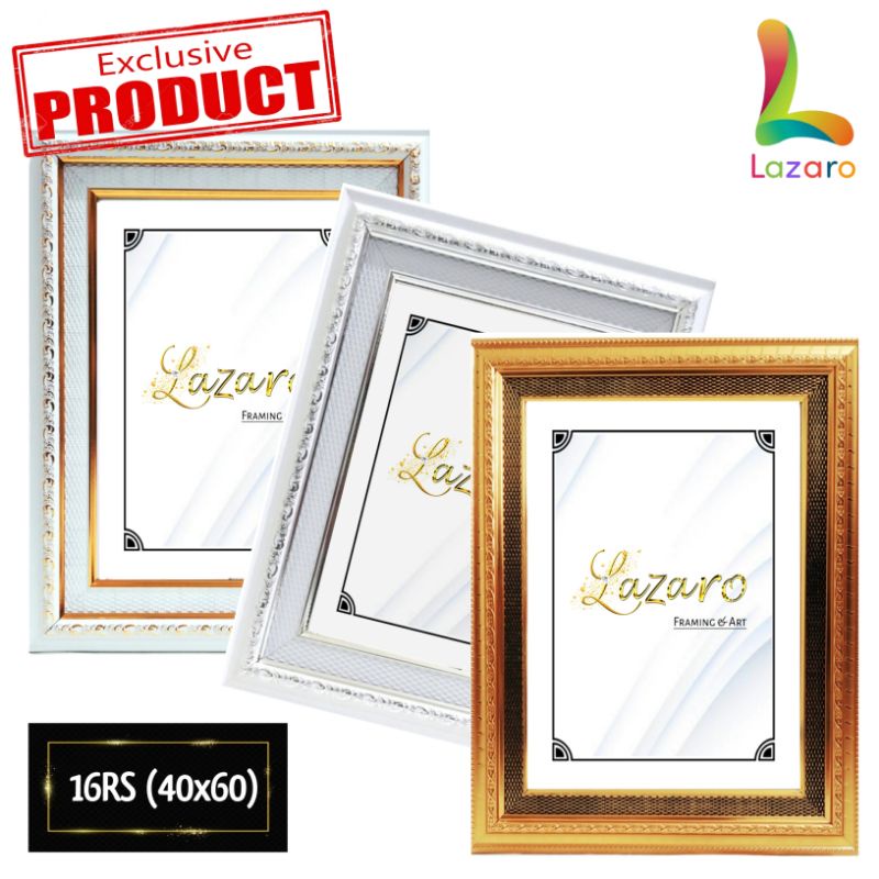 Jual Bingkai Foto 40x60 Frame Foto 16RS Bingkai Wedding Motif Ukir Klasik | Shopee Indonesia
