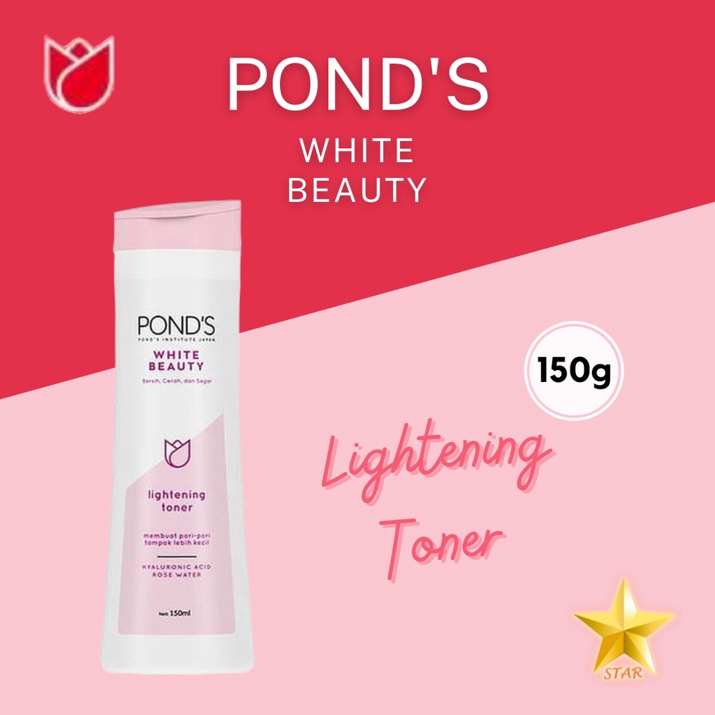 Jual AS Pond's White Beauty Lightening Toner Penyegar Ponds 150 ML ...