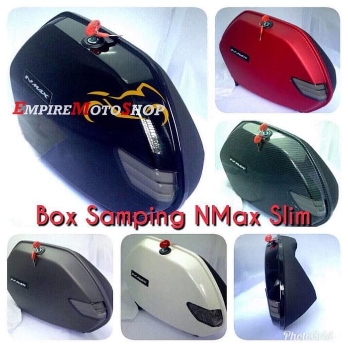 Jual Dijual Box Samping Yamaha Nmax With LED Side Box Diskon | Shopee ...