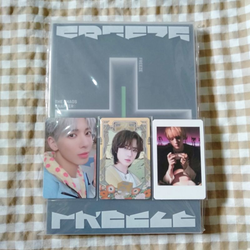 Jual Album TXT the Chaos Chapter Freeze Boy Version Unsealed Fullset ...
