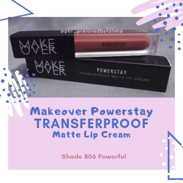 Jual Make Over Makeover Powerstay Transferproof Matte Lip Cream Shade ...