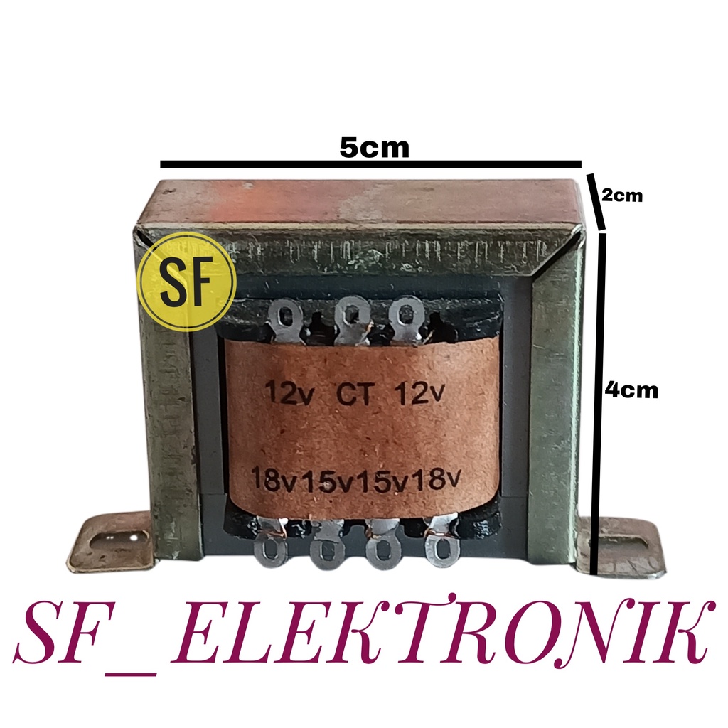 Jual Trafo Transformator 500MA CT 18V Merk SANKEN | Shopee Indonesia