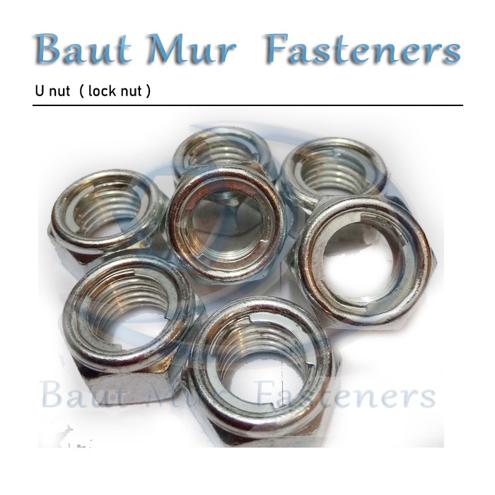 Jual U NUT M10 / LOCK NU M10 GALVANIS | Shopee Indonesia