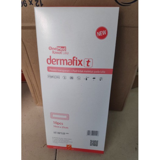 Jual ONEMED Dermafix T 10x25 Plester Transparan isi 10 | Shopee Indonesia