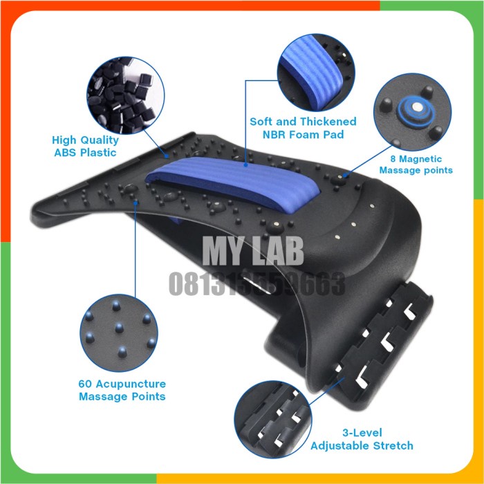 Jual terapi-alat- back stretcher terapi punggung tulang belakang - back massager - pinggang ...
