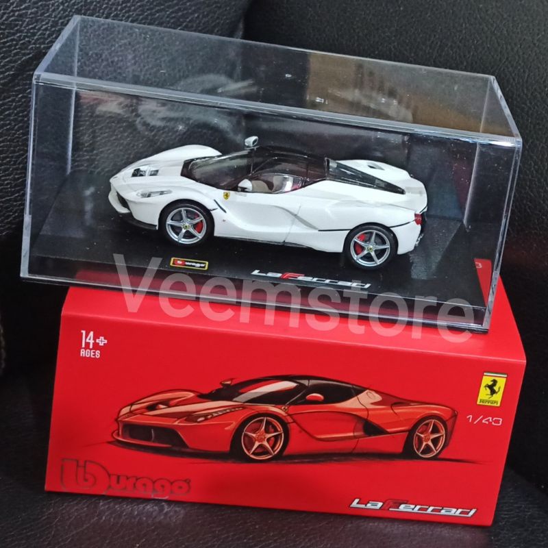 Jual Die Cast 1:43 Ferrari Signature Series LaFerrari [Burago] White ...