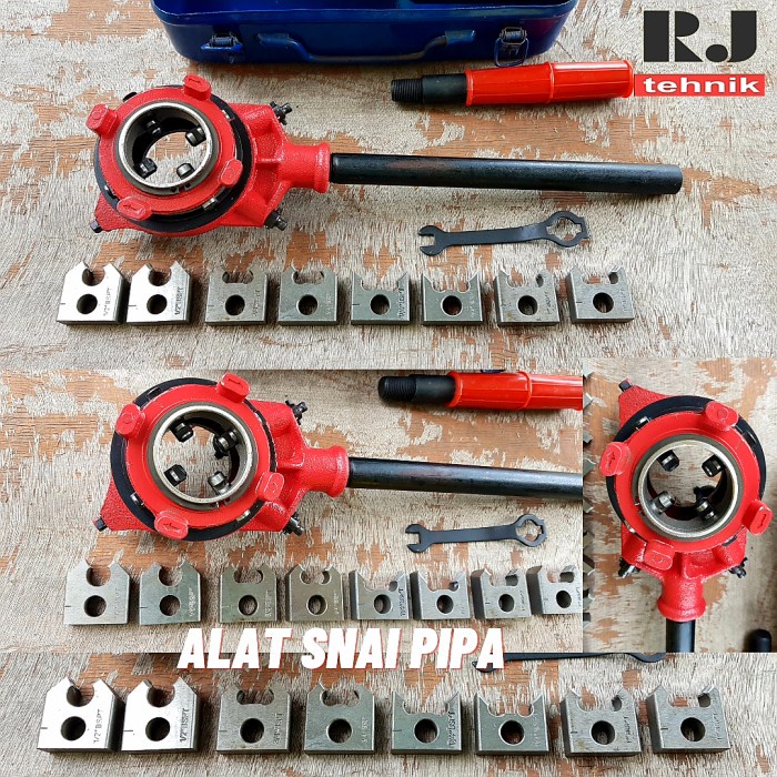 Jual Alat Senai Pipa Manual 1/2" - 1.1/4 Snai Drat Alat Pembuat Drat ...