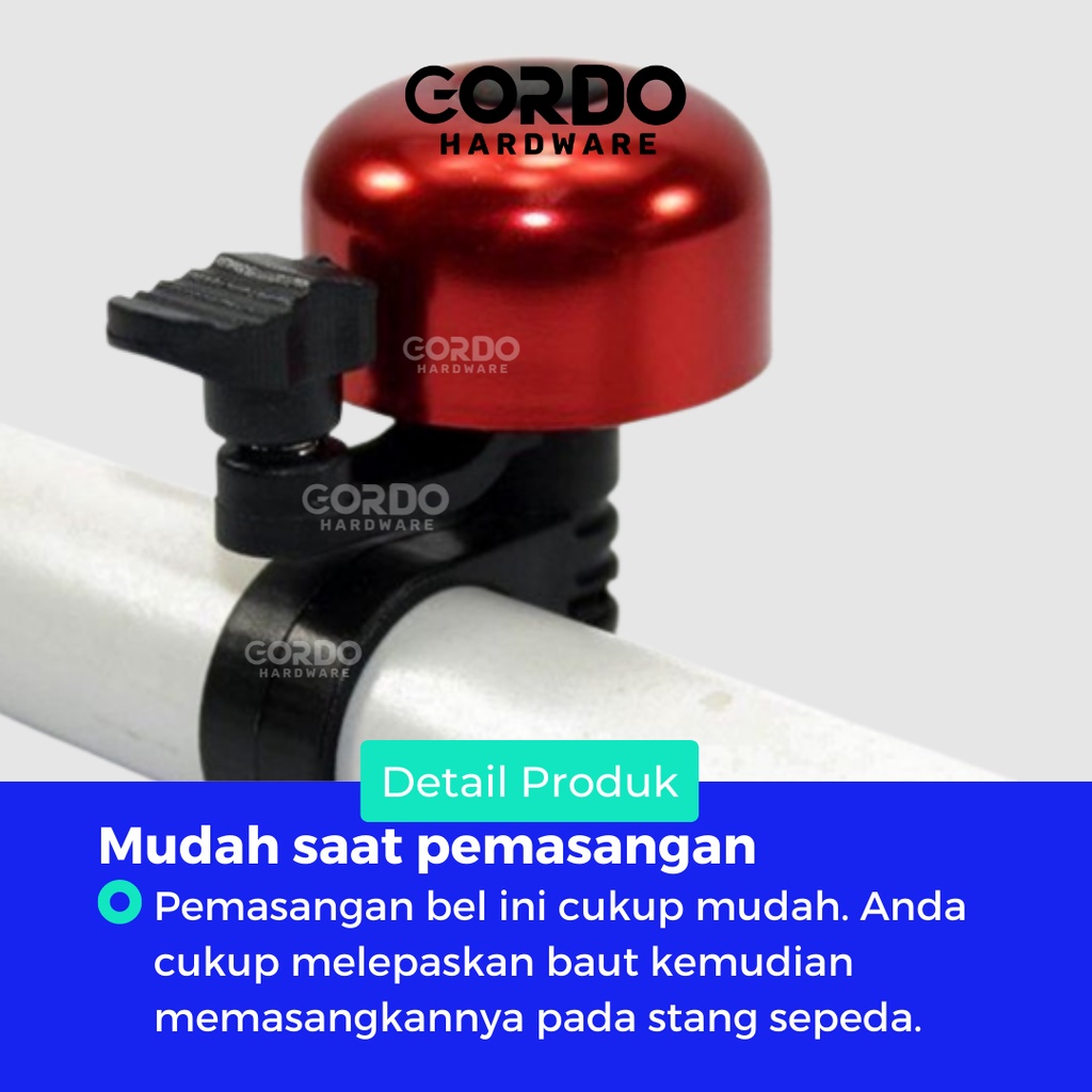 Jual Bel Sepeda Alumunium / Bel Sepeda Mini / Ringing Bell Clssic Ring ...