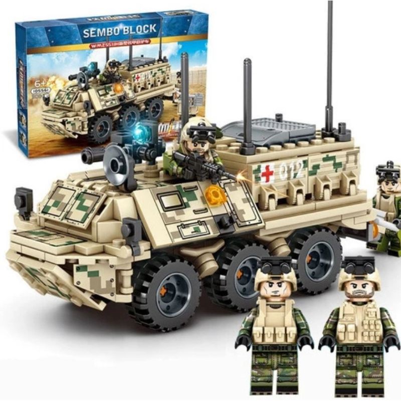 Jual Lego Block Mobil Tank Army Barracuda Militer | Shopee Indonesia
