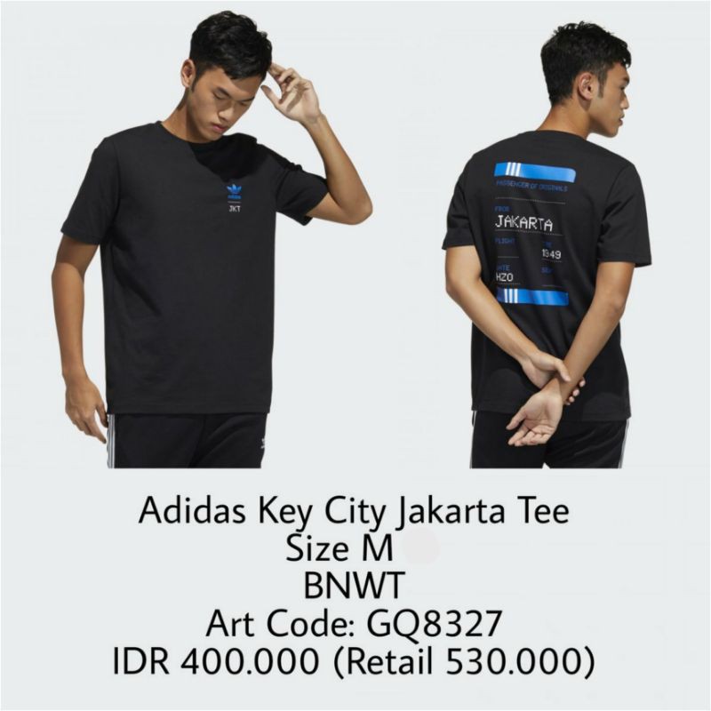 Jual Casual Baju Adidas series jakarta Key City Tee JK Casual Murah New ...
