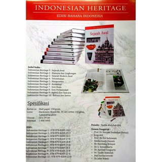 Jual BUKU INDONESIAN HERITAGE 10 buku (edisi bahasa indonesia) | Shopee ...