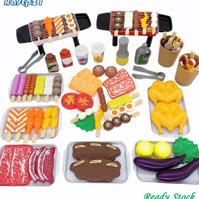 Jual [READY STOCK] BARBECUE KITCHEN PLAY SET ROLE PRETEND GAME TOY FUN ...