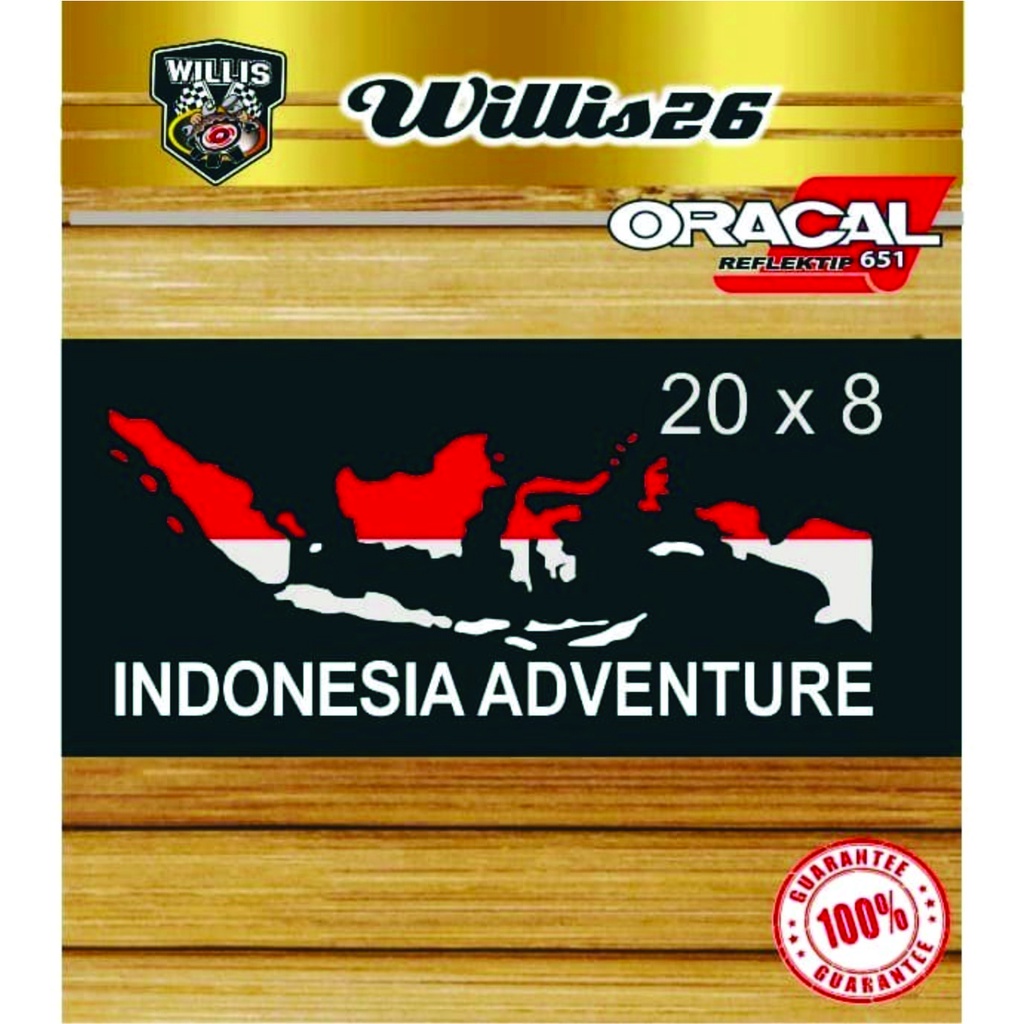 Jual Stiker Peta Indonesia Adventure - Kombo - Komunitas Motor Box y01 ...