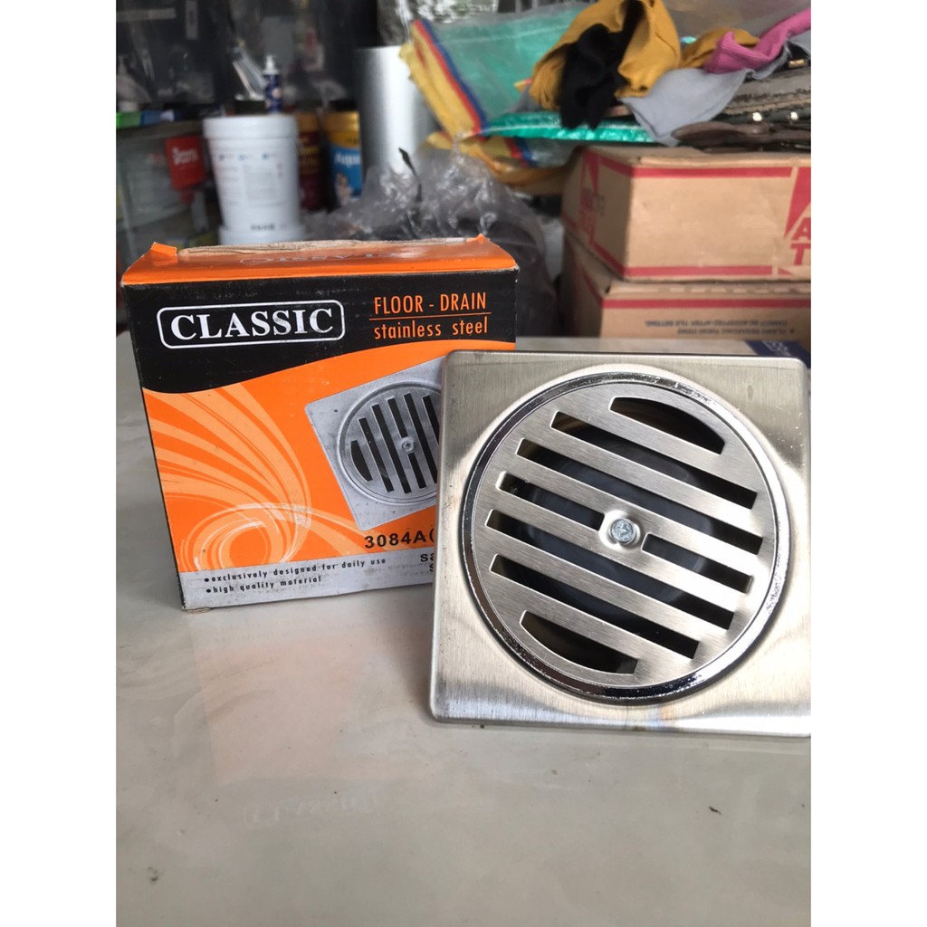 Jual Saringan Got Kamar Mandi Stainless Classic / Floor Drain / Avur / Afur | Shopee Indonesia