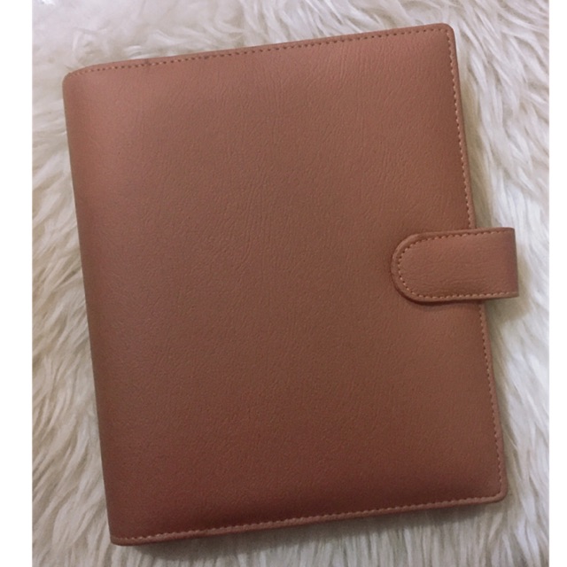 Jual BINDER KULIT SUPER PREMIUM POLOS COKELAT A6 A5 B5 | Shopee Indonesia