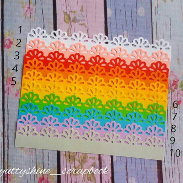 Jual Daisy border / kertas border untuk hiasan scrapbook | Shopee Indonesia