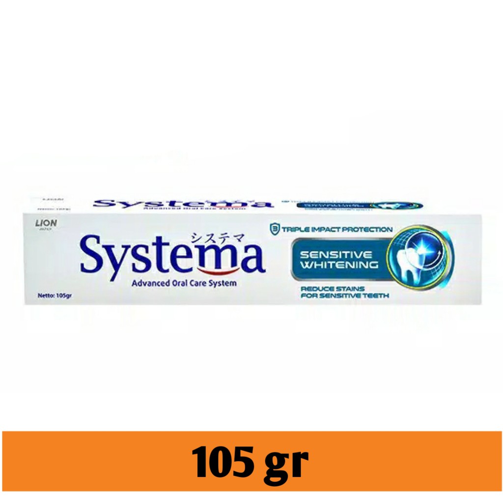 Jual Systema sensitive whitening toothpaste 105 gr | Shopee Indonesia