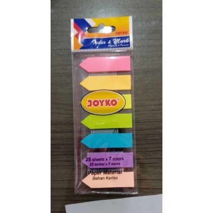 Jual Memo Stick Notes Bentuk Panah Joyko IM 31 - IM 33 | Shopee Indonesia