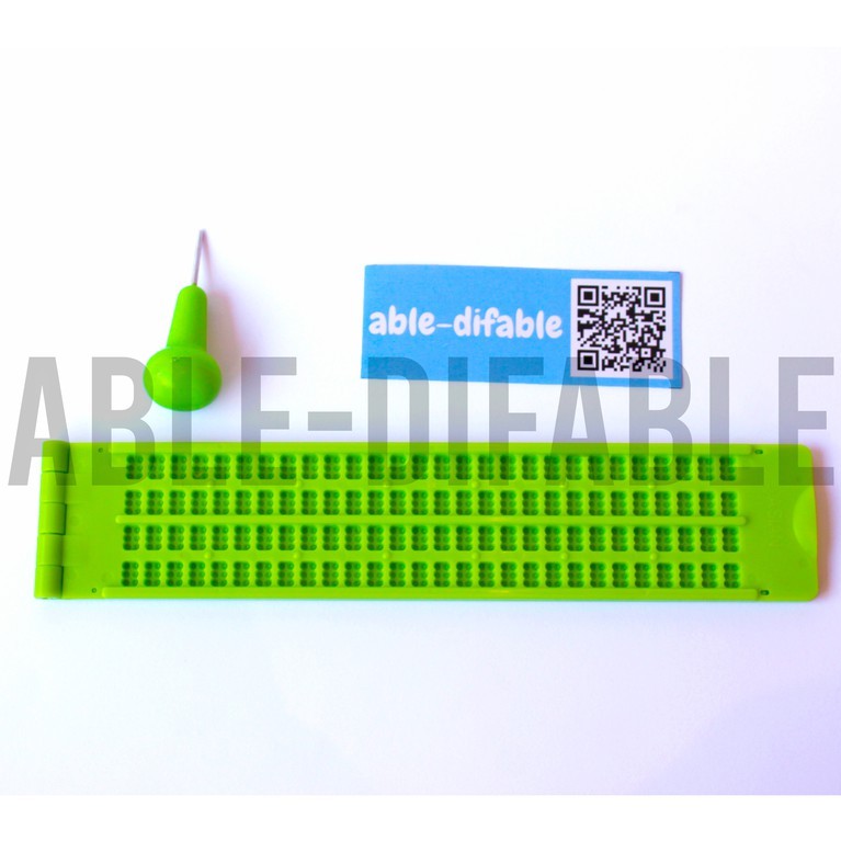 Jual REGLET SLATE BRAILLE + PANDUAN | RIGLET 4 BARIS | TULIS TUNA NETRA ...