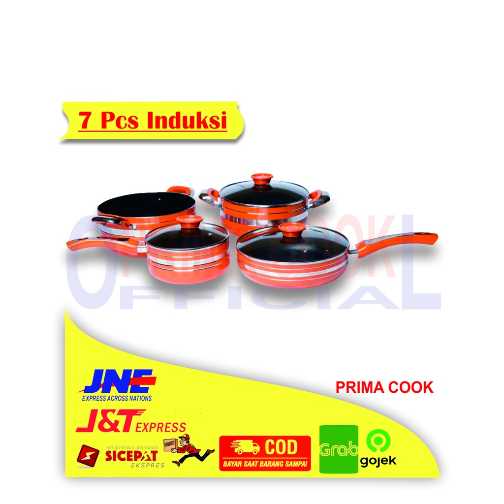 Jual PRIMA COOK - Panci Set 7 Pcs Induksi - Lebih Khusus untuk Kompor ...