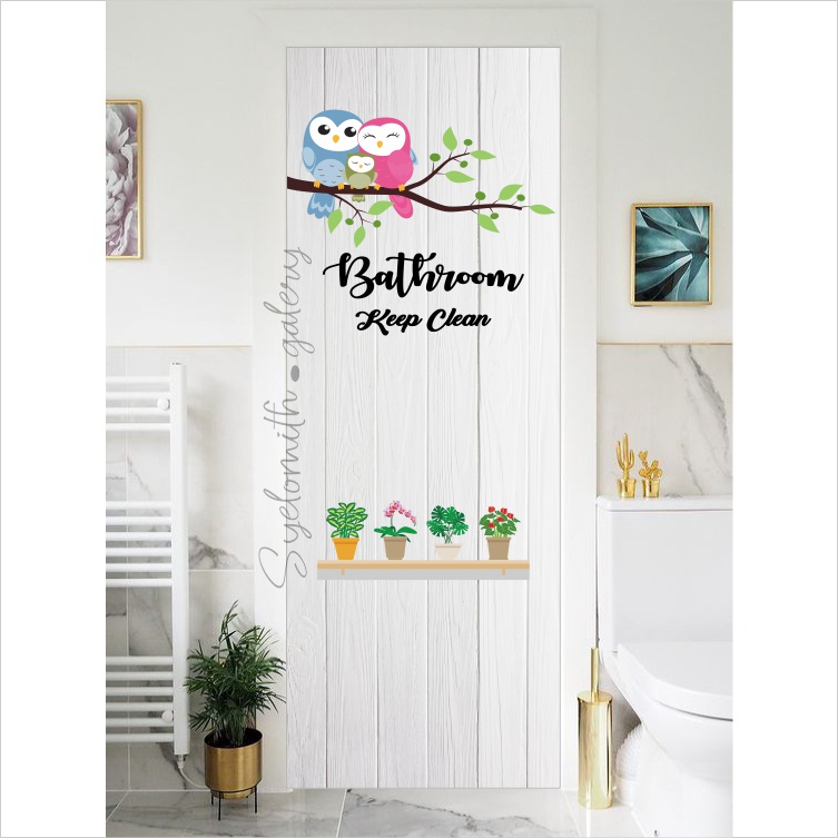 Jual STICKER PINTU KAMAR MANDI MINIMALIS | Shopee Indonesia