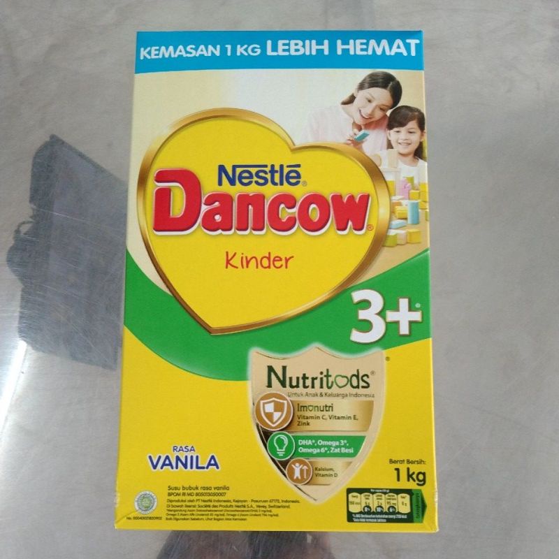 Jual DANCOW 3+ VANILLA 1KG | Shopee Indonesia