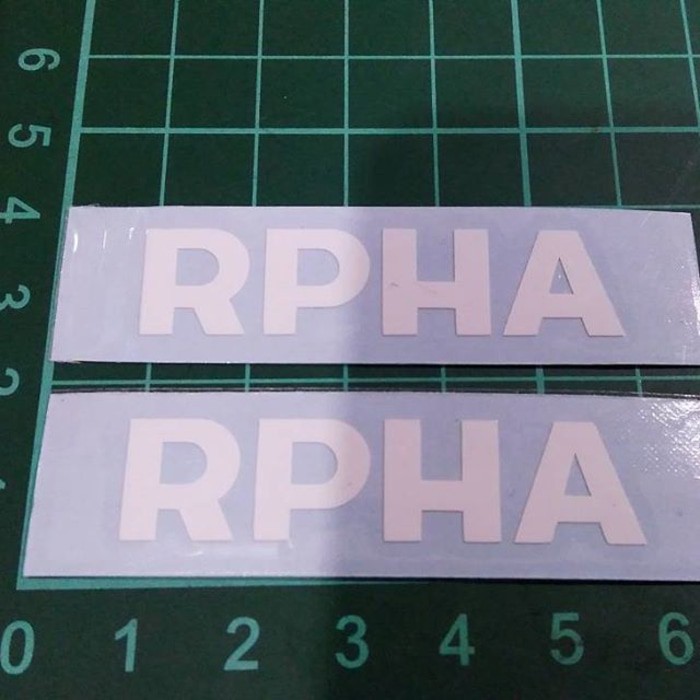 Jual Cutting Sticker RPHA kecil putih | Shopee Indonesia
