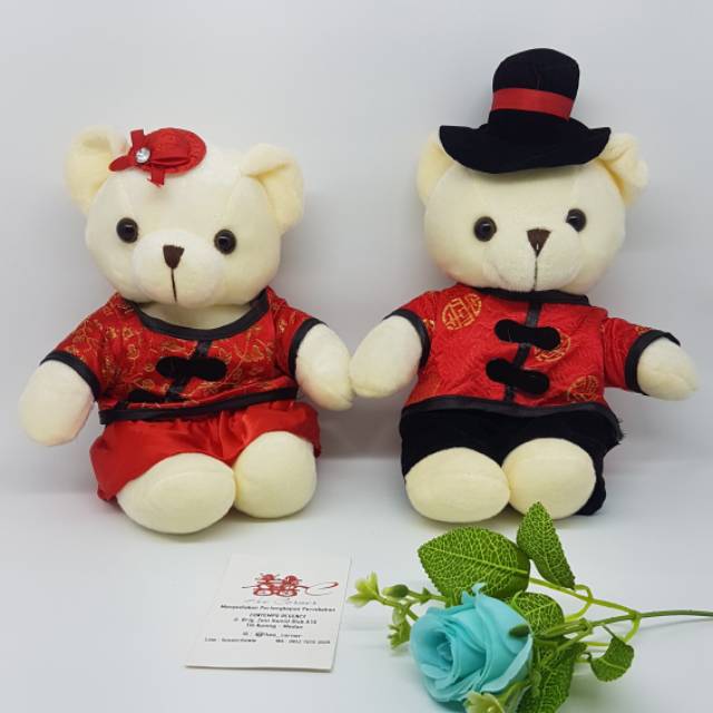 Jual BONEKA TEDDY WEDDING SANGJIT XUANGXI | Shopee Indonesia