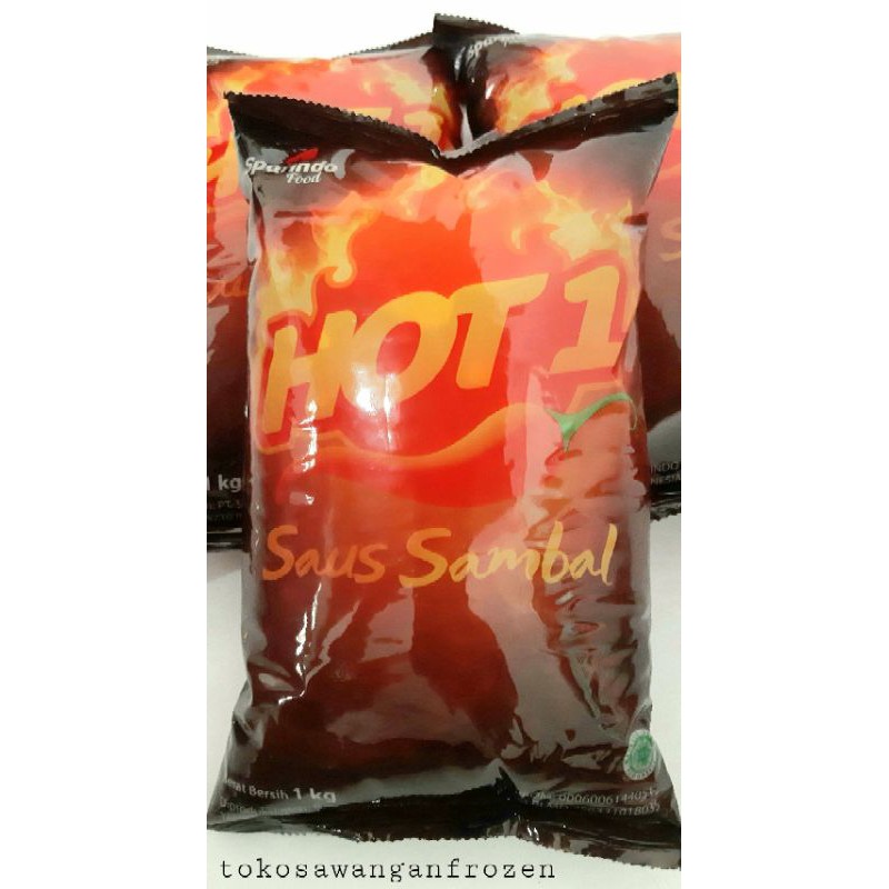 Jual Saos Sambal Murah "HOT 1" Netto 1000 Gram | Shopee Indonesia