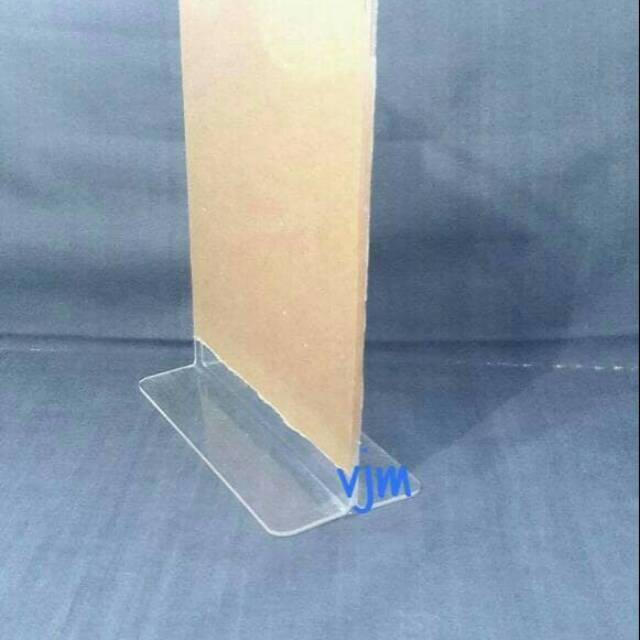 Jual Acrylic Standing POP A5 | Shopee Indonesia