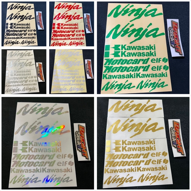 Jual STICKER NINJA KAWASAKI CUTTING | Shopee Indonesia