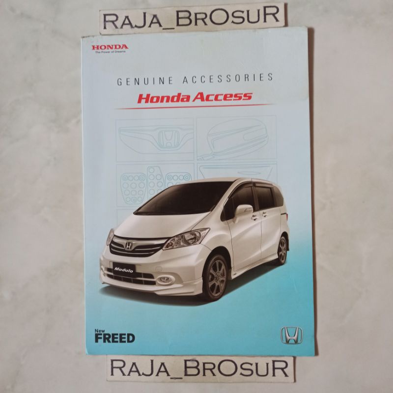 Jual Poster brosur katalog leaflet Honda Freed Modulo Genuine ...