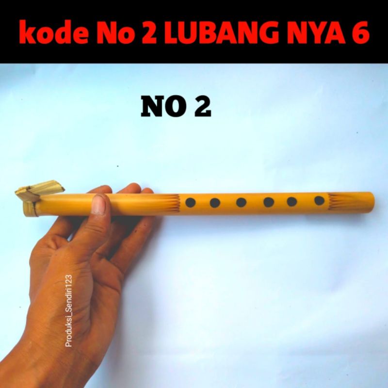 Jual suling sunda seruling bambu 6 dan 4 lubang tradisional | Shopee ...