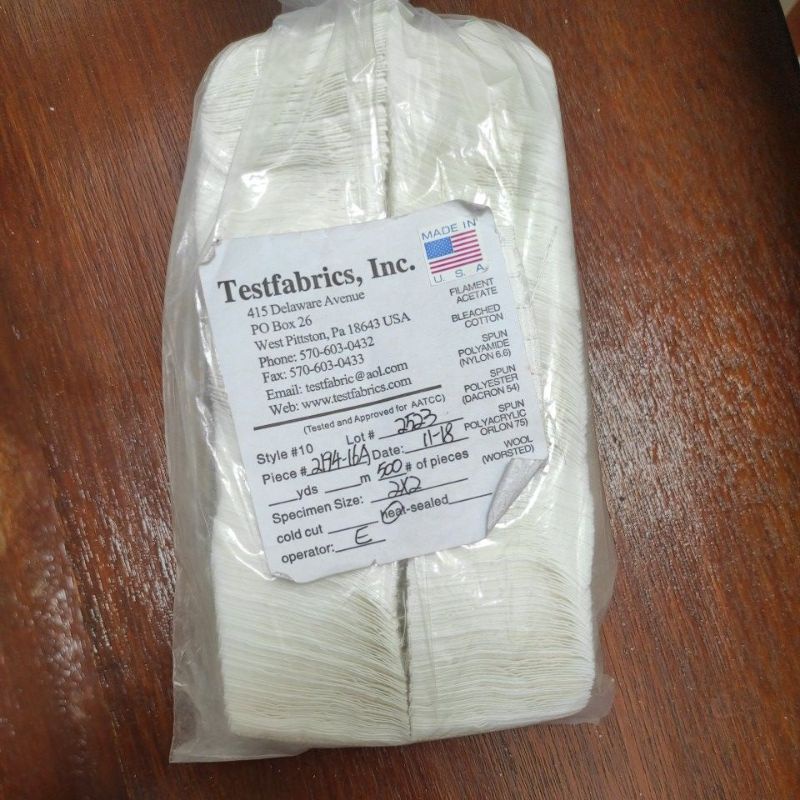 Jual AATCC Multifiber Test Fabric 2 x 2 inch | Shopee Indonesia