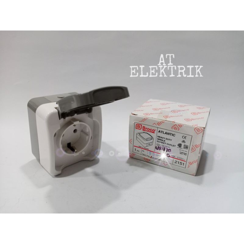 Jual OB ( Out Bow ) Stop Kontak + tutup BROCO ATLANTIC ( 2151 ) / stop ...