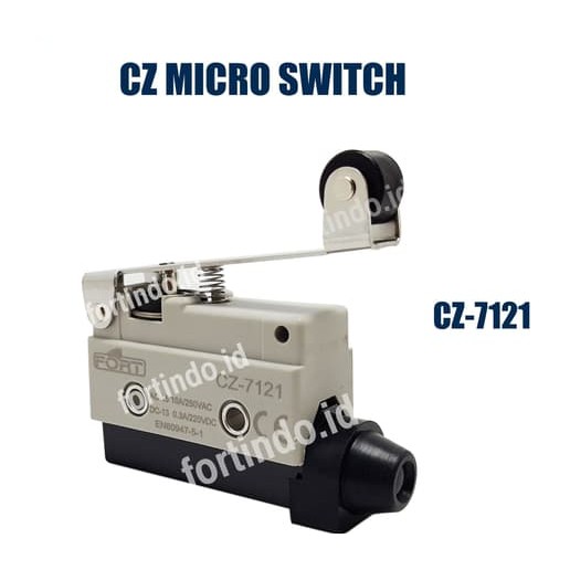 Jual Micro Switch CZ-7121 Saklar Sensor Limit Switch MERK FORT (Ada Rodanya) | Shopee Indonesia