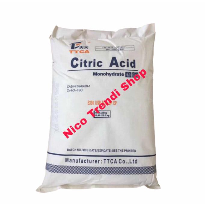 Jual COD CITRIC ACID ASAM SITRAT CITRUN 25 KG BUMBU & BAHAN MASAKAN ...